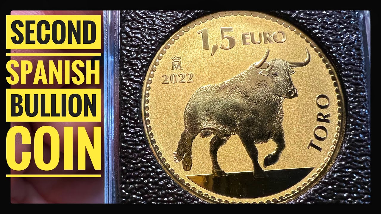 The BULL - 2° Spanish GOLD Bullion Coin 4K!! - YouTube