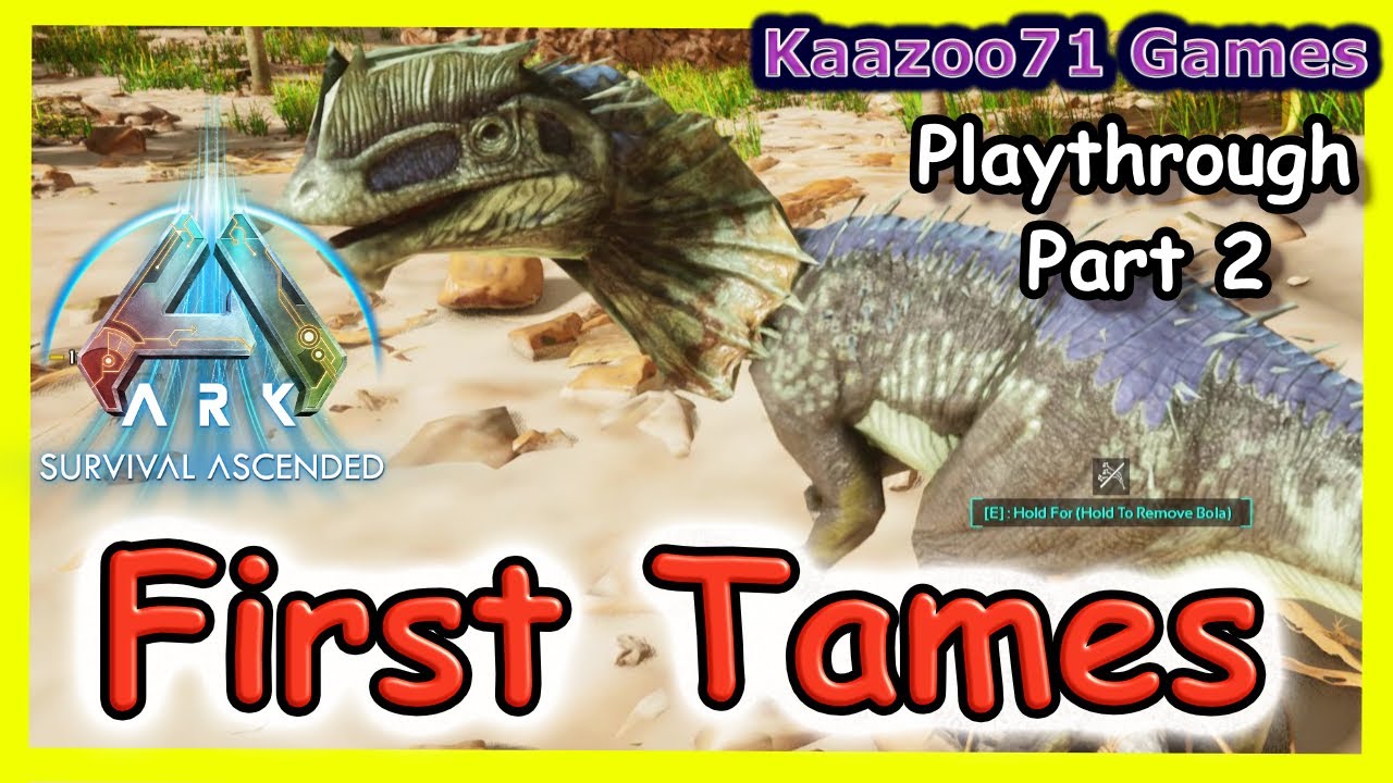 Ark Survival Ascended Day 1 Tames - 💥 - EP 2 - YouTube