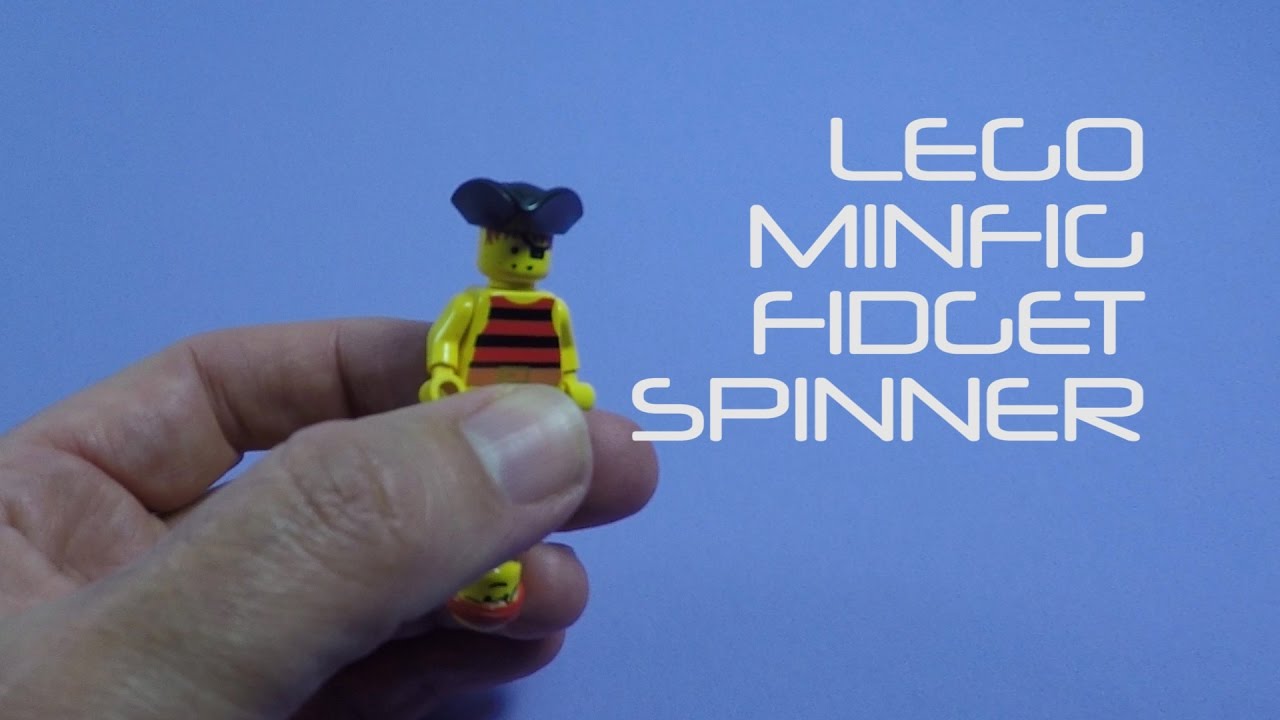 Easy LEGO Minifig Fidget Spinner - DIY Fidget Spinner - YouTube