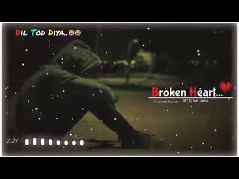 #..Karu Kya Gila FIR kya fayda Jo Hona Tha vah Ho Gaya Meri Jagah tune De De Kisi Ko... 😔.. 💔