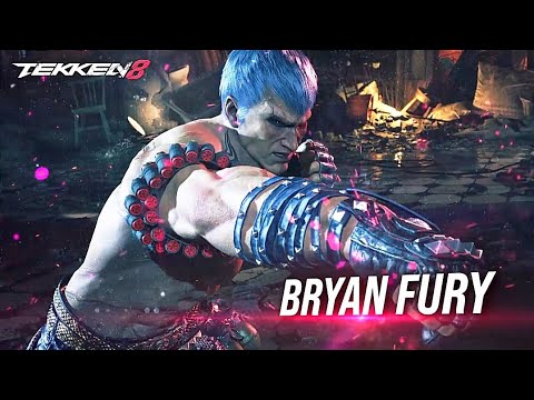 Tekken 8 | Bryan fury former Cop turned psychotic cyborg Gameplay ...
