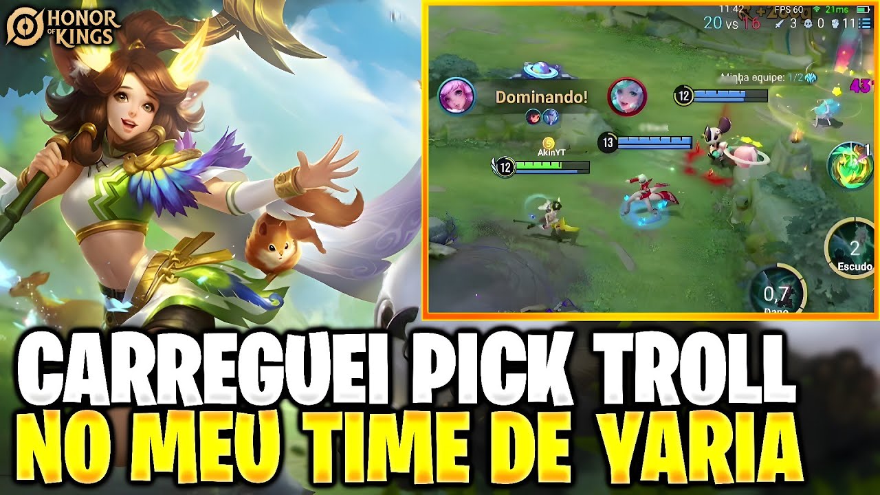 COMO CARREGAR SEU TIME DE YARIA SENDO SUPORTE | HONOR OF KINGS - YouTube