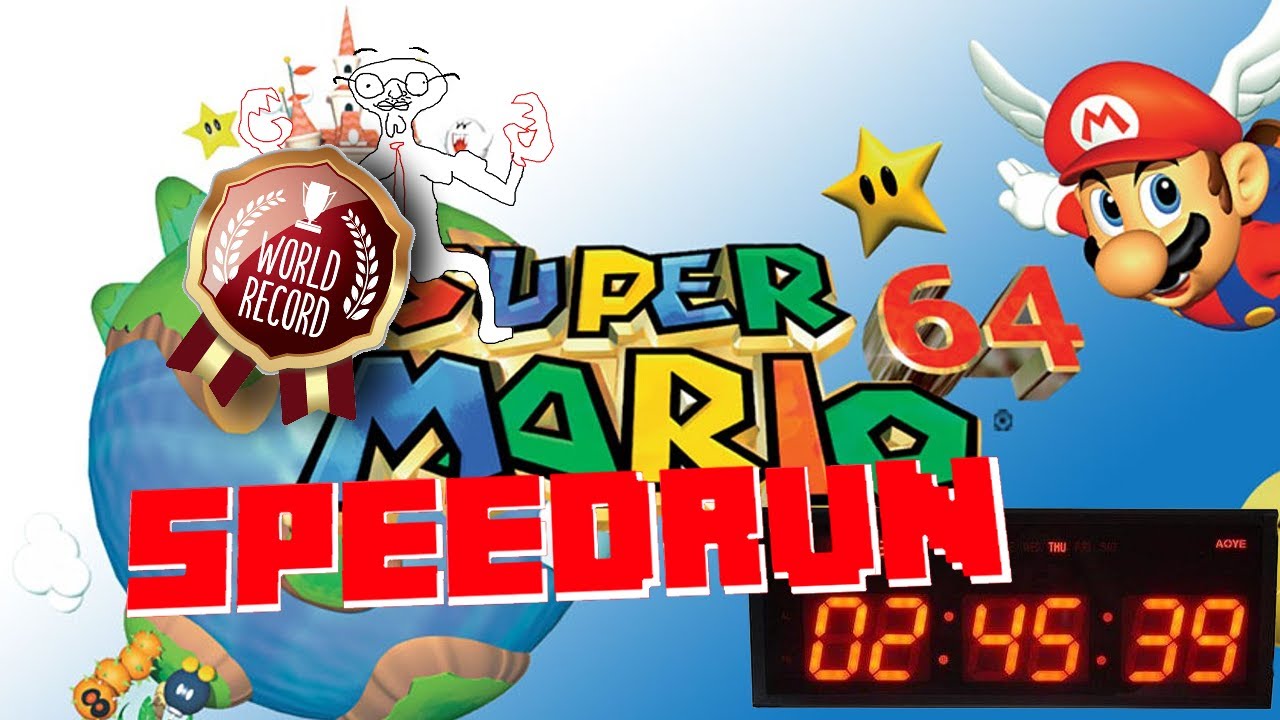 Mario 64 speedrun wereld record - YouTube