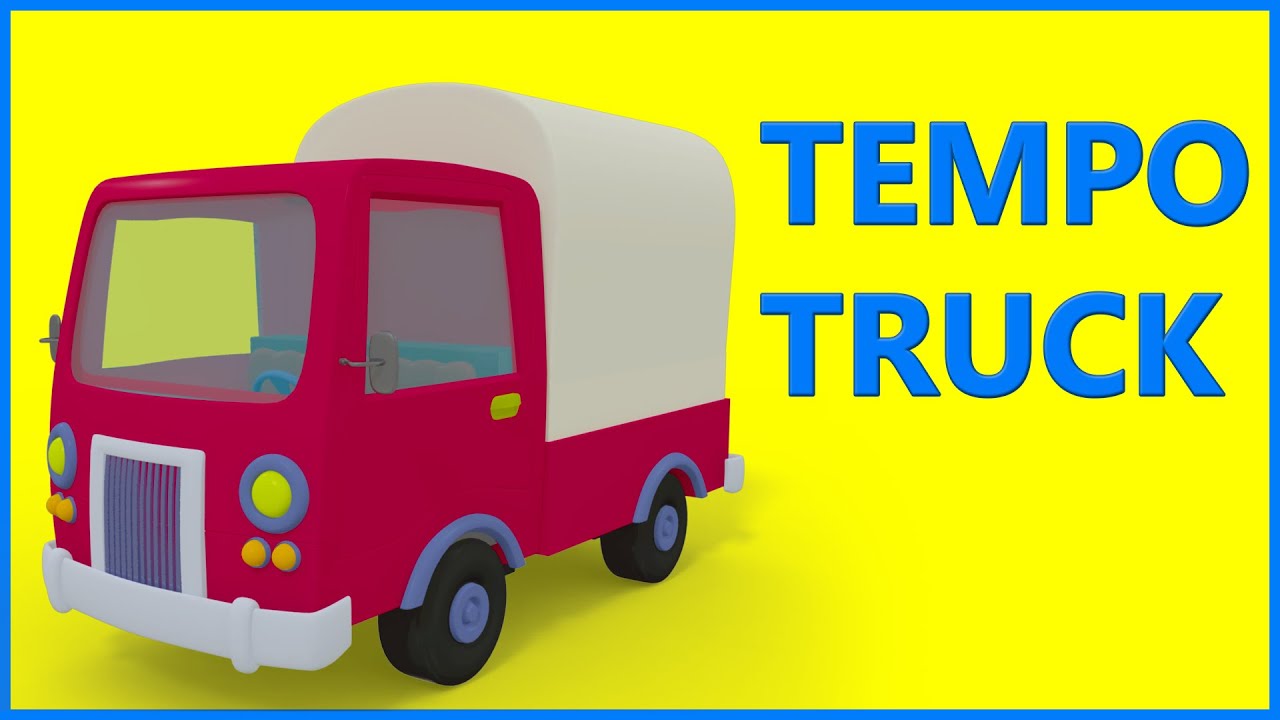 Tempo Truck Toys | Fun Learning Tempo Truck Video Animation for Kids ...