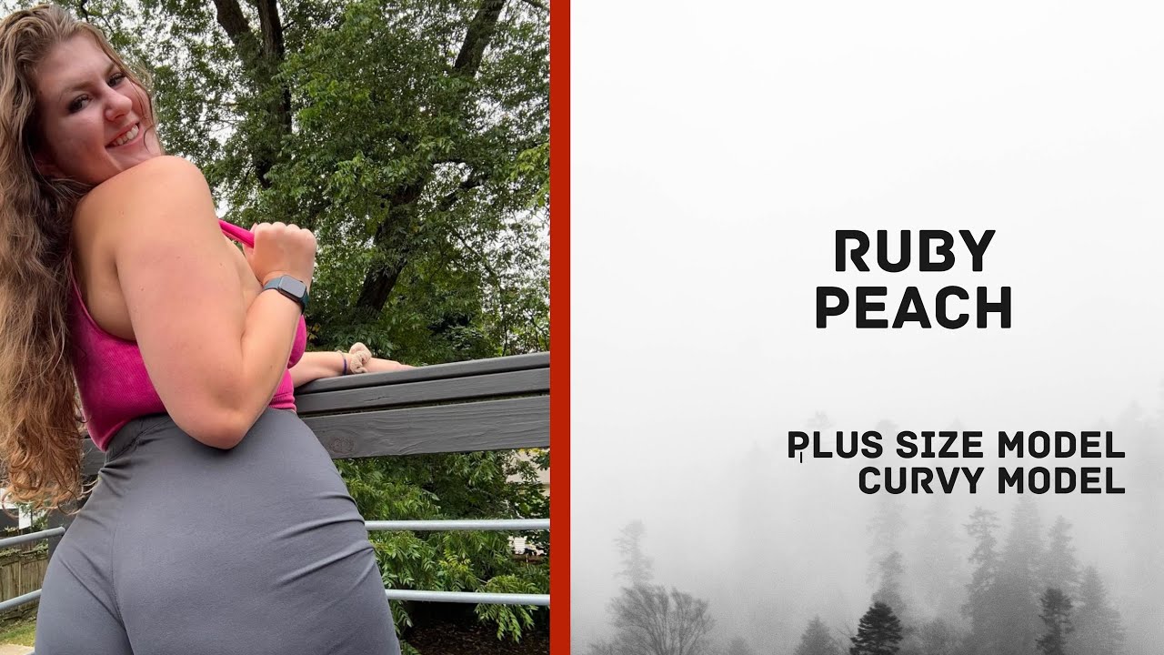 Ruby Peach plus size model / curvy model - YouTube