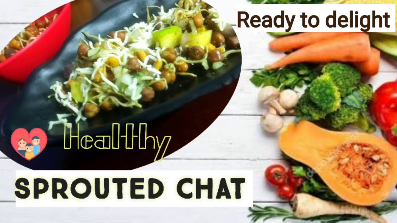 Sprouted black chana chat / Healthy snack recipes in lockdown ...