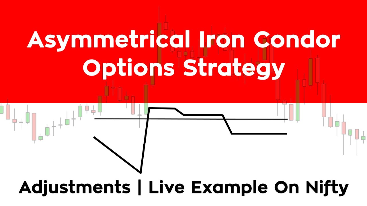 Asymmetrical Iron Condor Options Strategy | Adjustments | Live Example ...