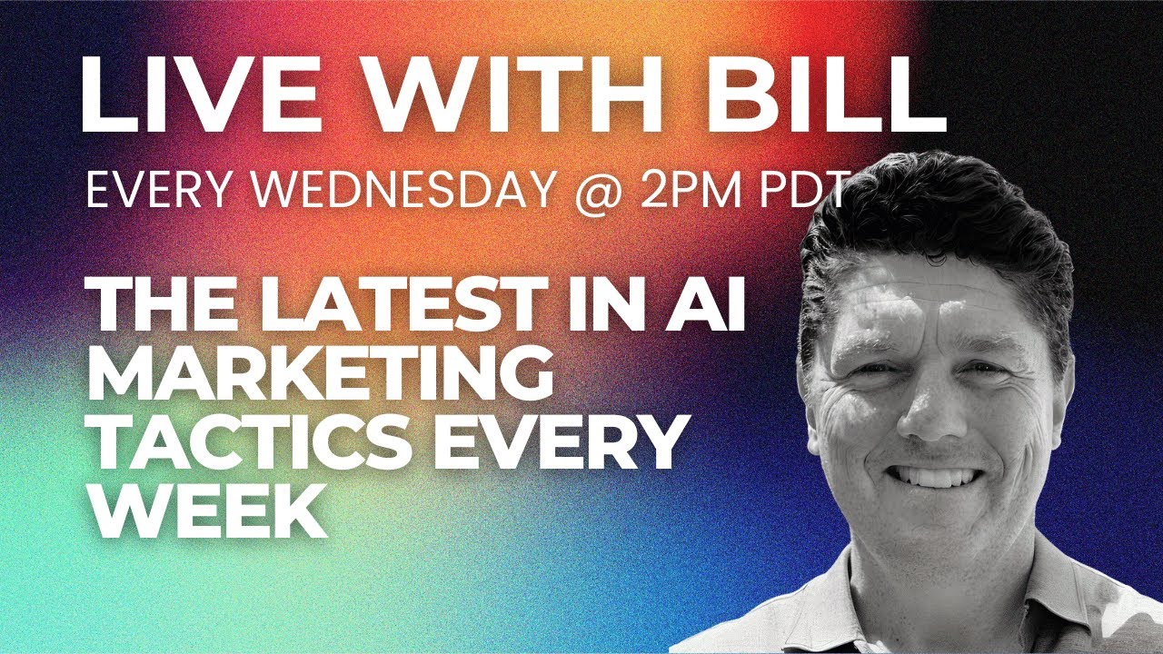 🔴 Bill McIntosh LIVE SHOW: How to Start a Newsletter and How to Find ...