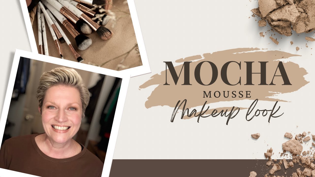 MOCHA MOUSSE MAKEUP FOR MATURE SKIN. Pantone colour of the year 2025 ...