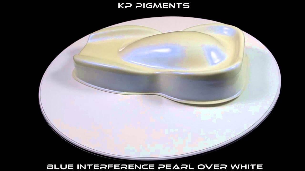 KP Pigments Blue Interference Pearl over a White PlastiDip Basecoat ...