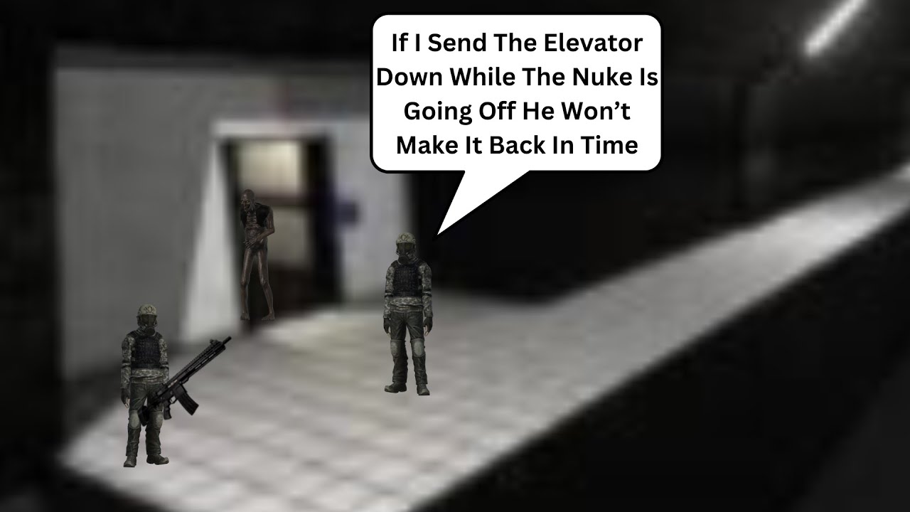 SCP SL Sending SCP-106 Back Into The Facility Just Before The Nuke Goes ...