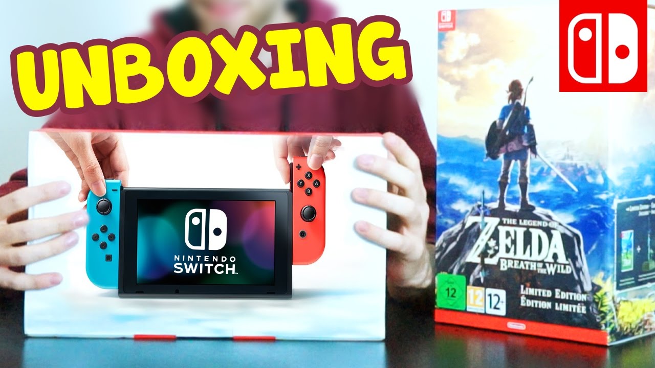 NINTENDO SWITCH UNBOXING - YouTube