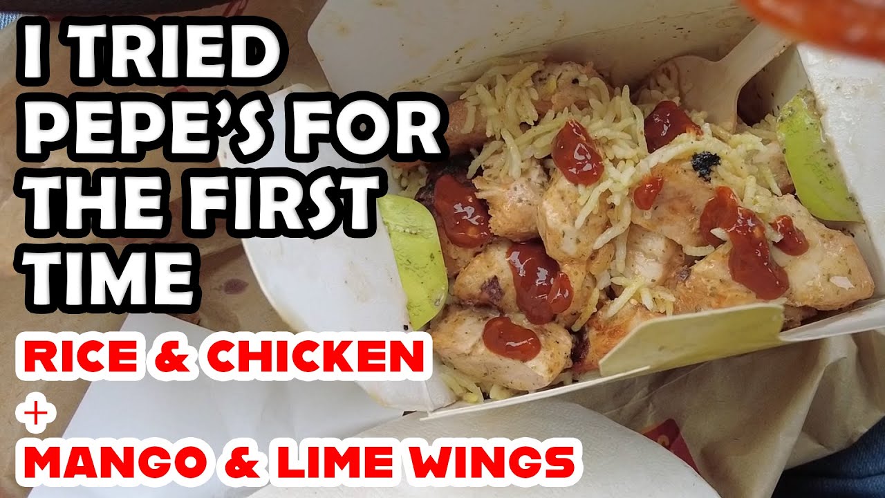 PEPE's Chicken & Rice + Mango and Lime Wings - YouTube