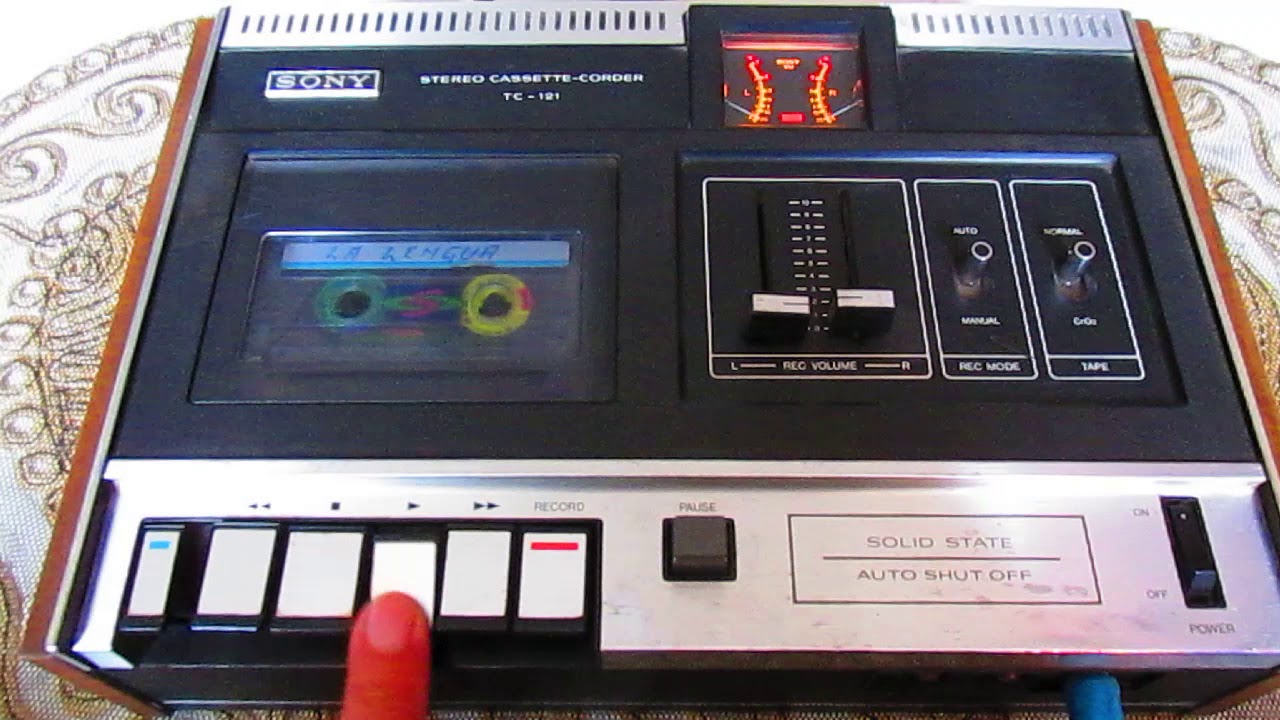 DECK SONY MODEL TC 121 - YouTube