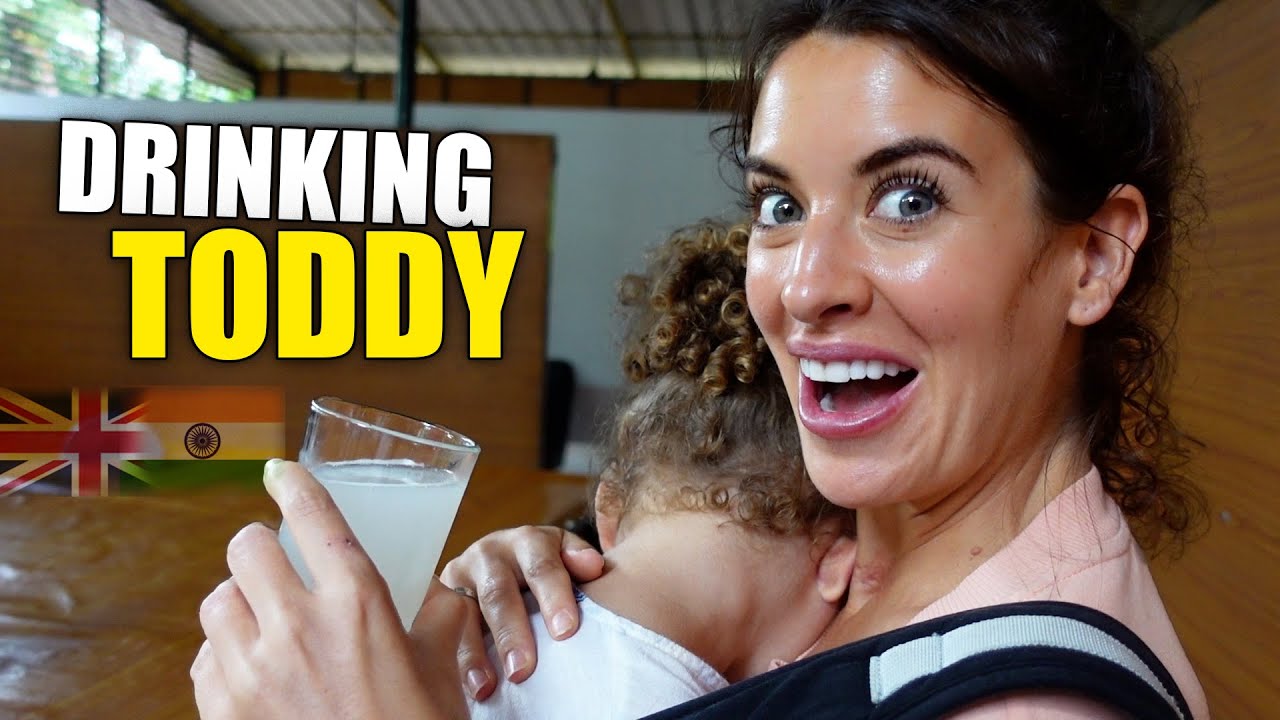 First Time Drinking Coconut Toddy in Kerala 🇮🇳 - YouTube