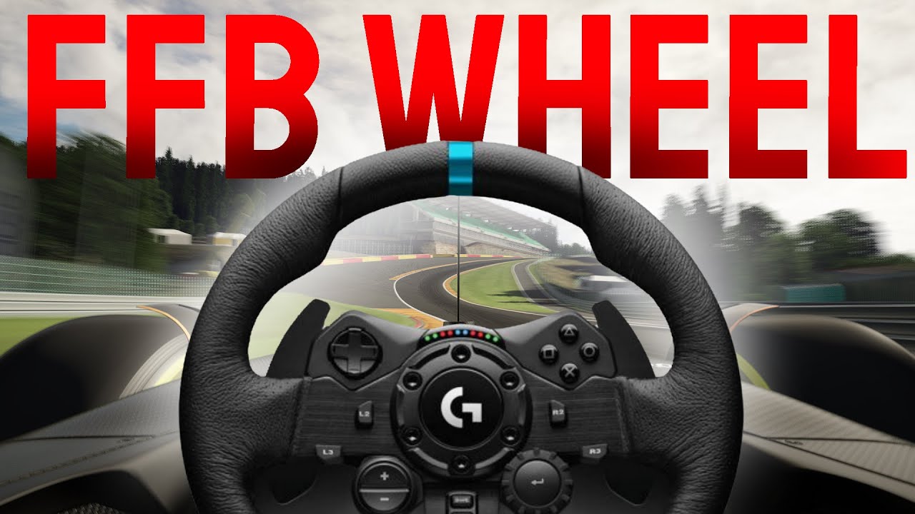 I Tried A SIM RACING WHEEL For The First Time... - YouTube
