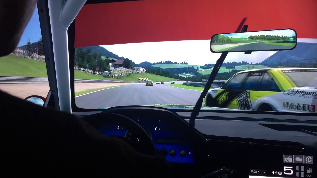 RACEROOM - REAL FOV WITH 58"INCH 4K SCREEN - YouTube