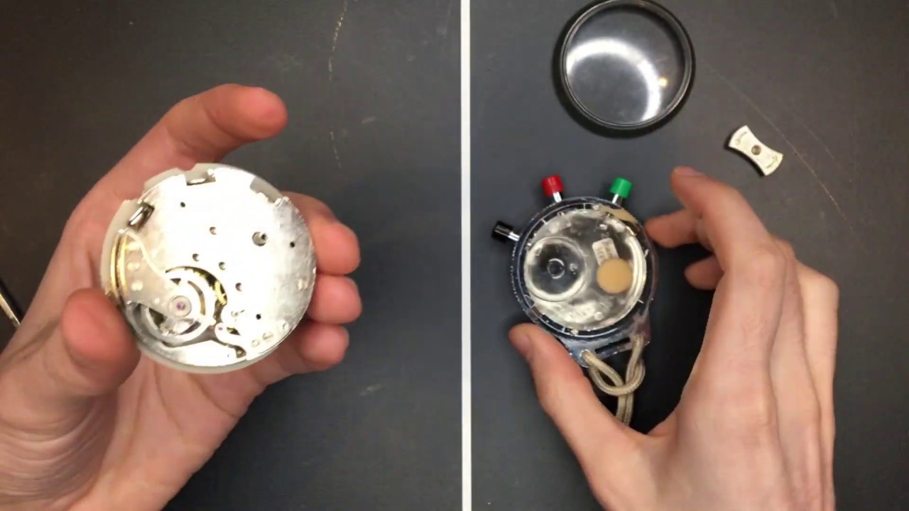 Joseph's Stopwatch Disassembly - YouTube