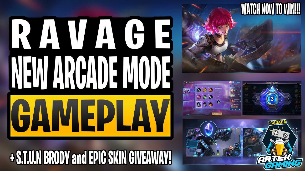 "RAVAGE" NEW ARCADE MODE MLBB GAMEPLAY AND TUTORIAL! - YouTube