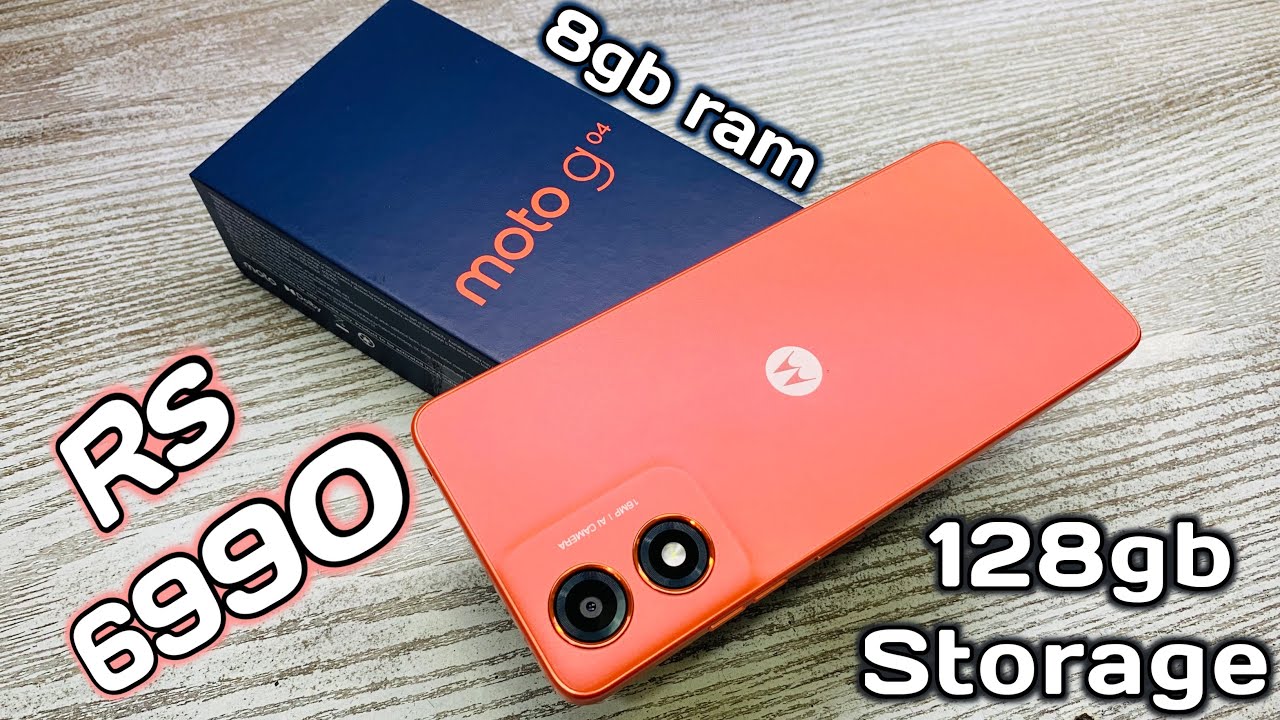 Moto G04 Unboxing | First Impressions 🔥| 8gb ram | 128gb storage | 16mp ...