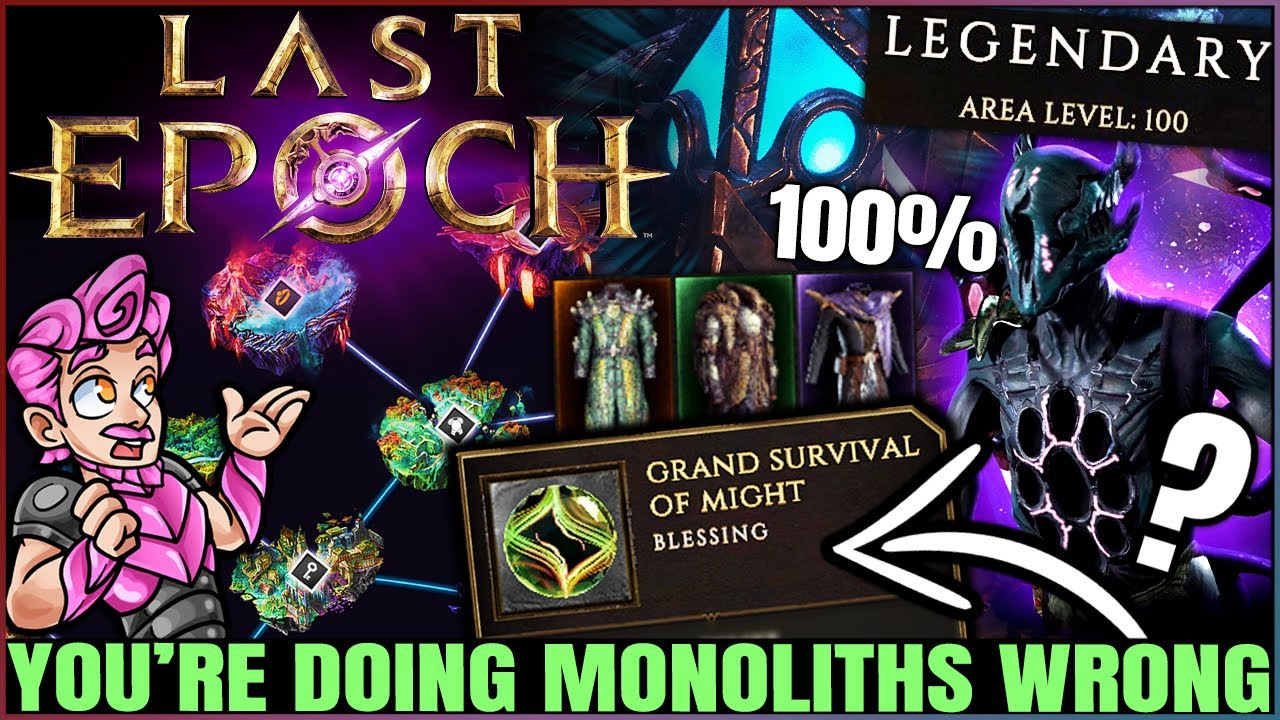 Last Epoch - Don't Get THIS Wrong - EASY FAST Monoliths Guide - Best ...