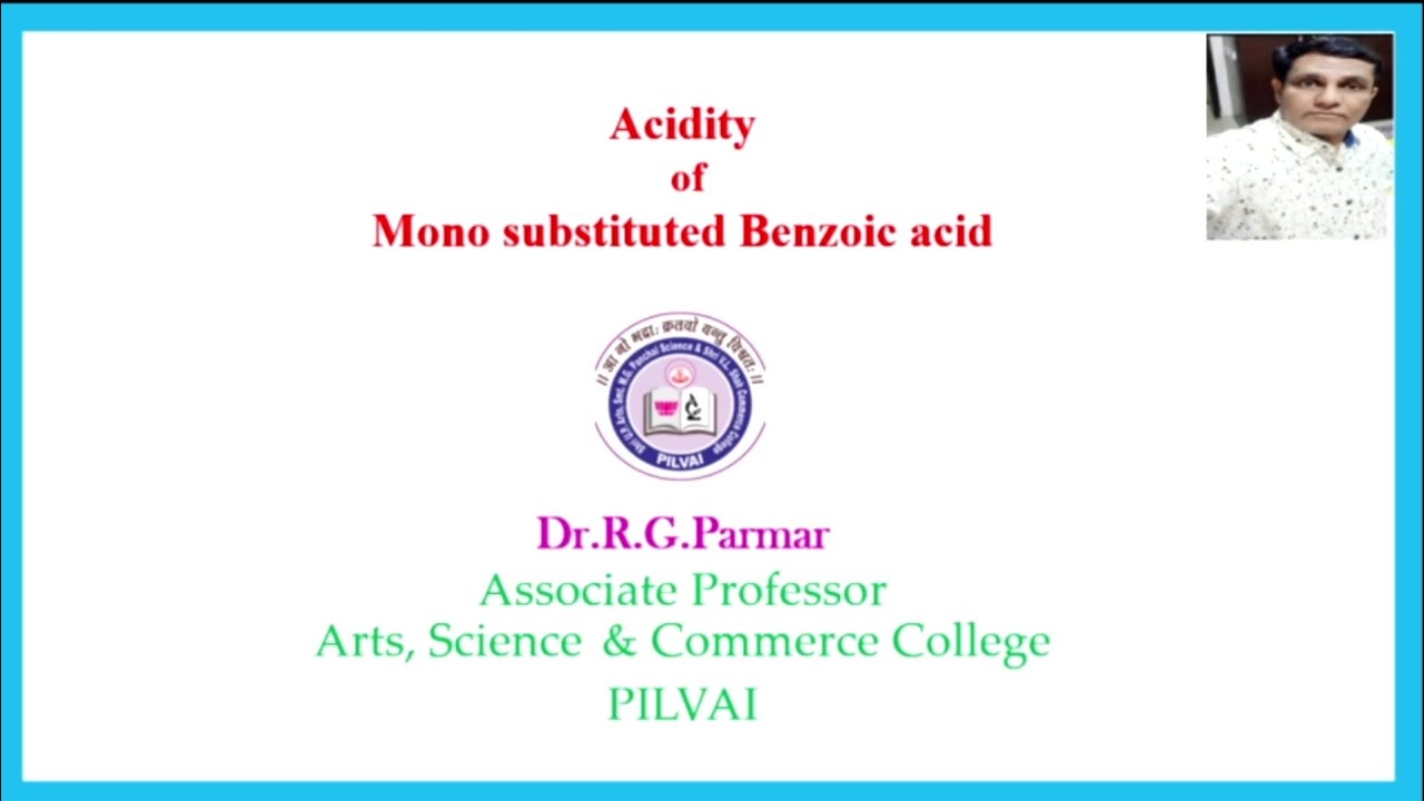 Acidity of carboxylic acid | Effect of substituents on Acidity | Ortho ...