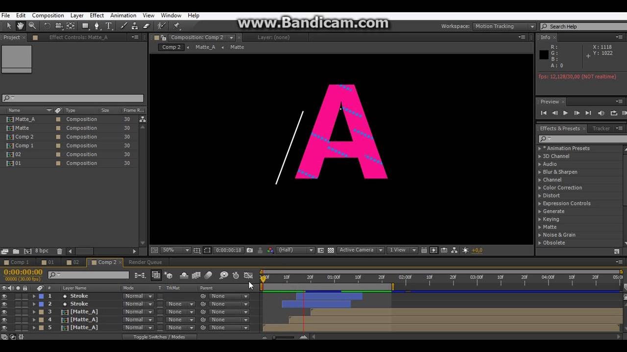 Render : Animation 2D Typeface by Diah - YouTube