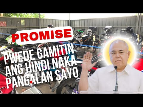 LTO Pwedeng Gamitin Ang Motor na Hindi naka Pangalan sayo