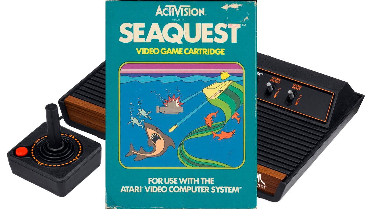Seaquest | Atari 2600/Gameplay/Full HD | Activision | 1983 - YouTube