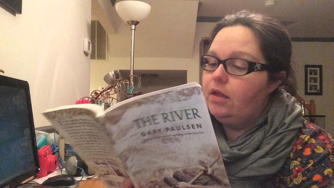 Connie Reads: Chapter 2 "The River" by Gary Paulsen : 2017- 4 - YouTube