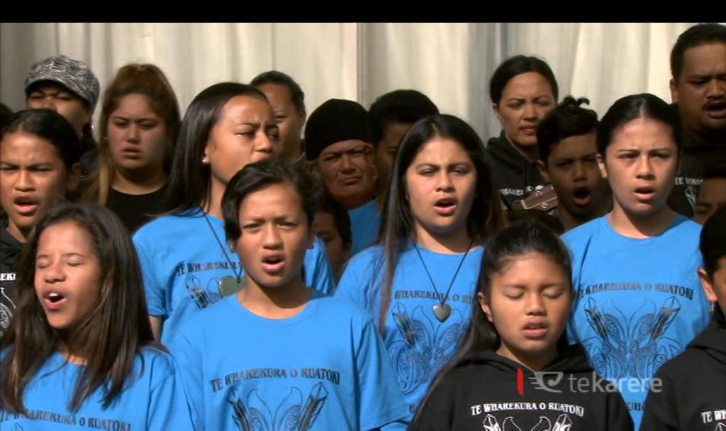 Te Wharekura o Ruatoki honour their people and beloved koroua - YouTube