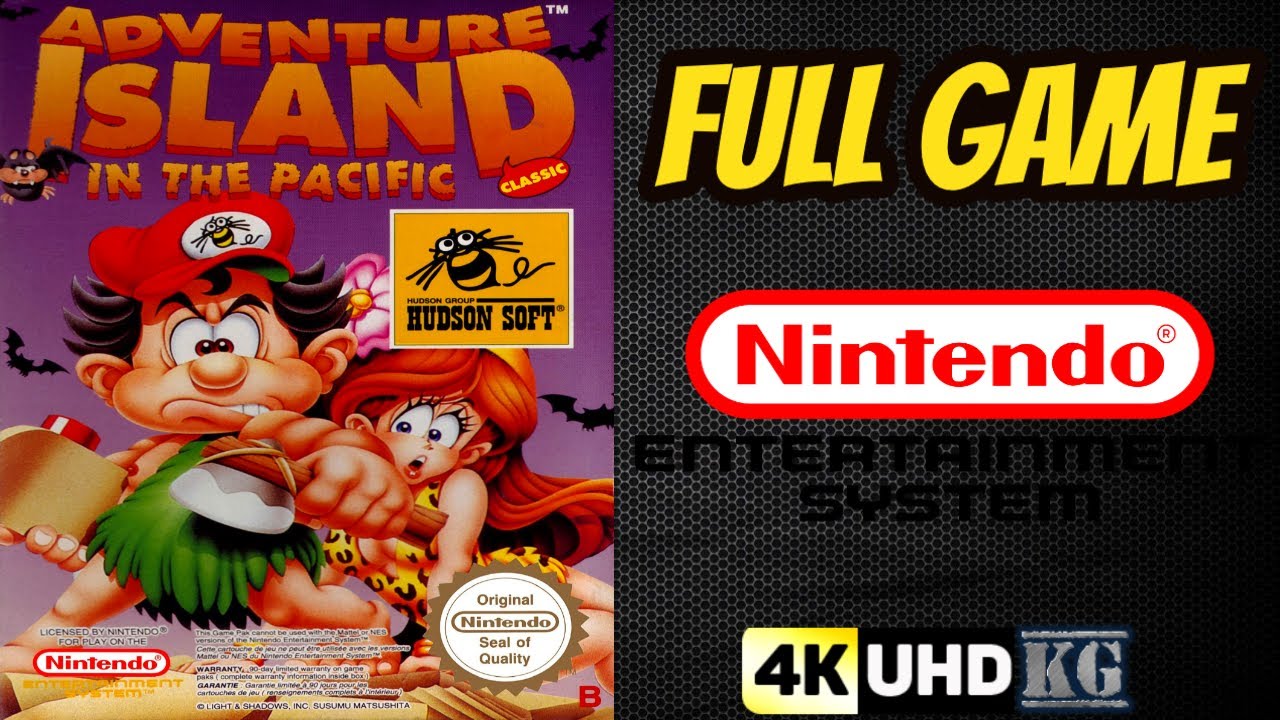 Adventure Island | NES | 4K60ᶠᵖˢ UHD🔴 | Longplay Walkthrough ...