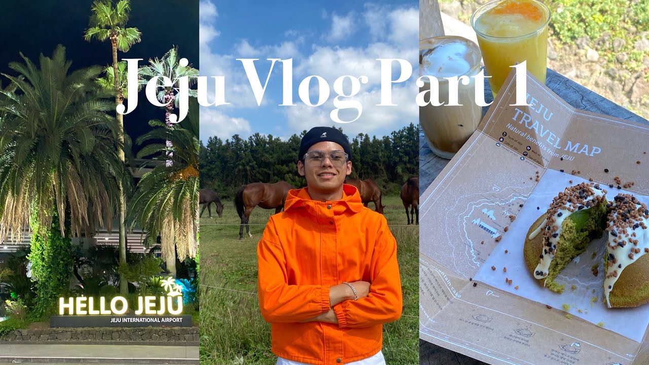 Naufal in Jeju Part 1 🌴🍊[ Innisfree Cafe, Osulloc, Sagye Beach, Geum ...