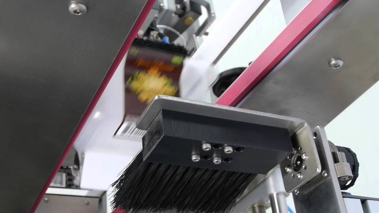 Tronics four sided tub labeller - YouTube