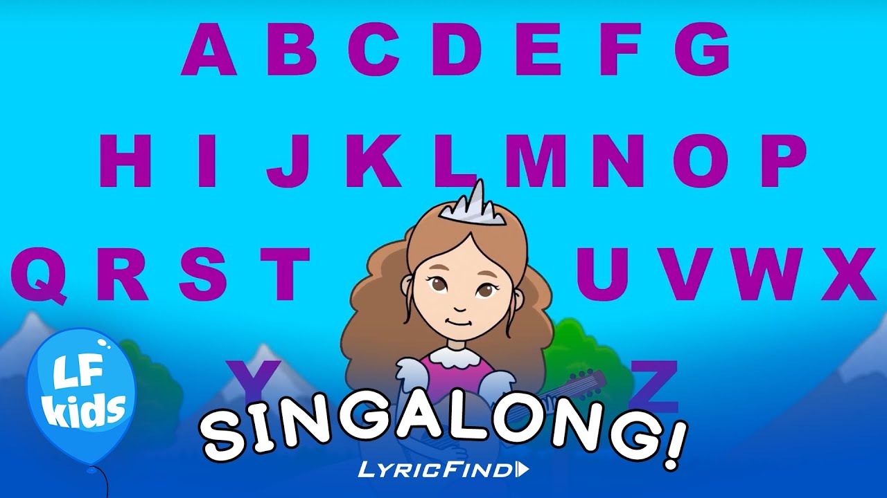 Sing Along "ABCD" (Lyric Video) - Nursery Rhymes by LyricFind Kids ...