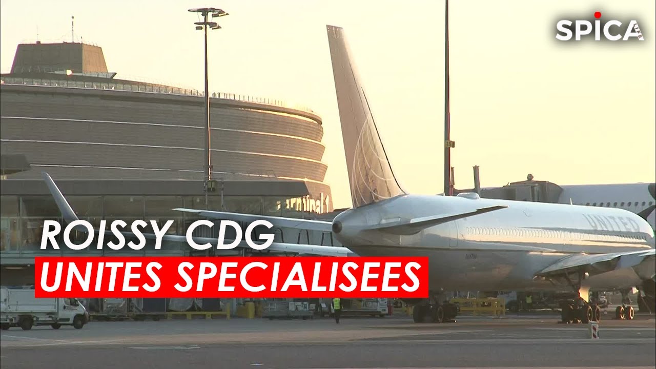 Aéroport Roissy CDG: Haute tension pour les unités de police - YouTube