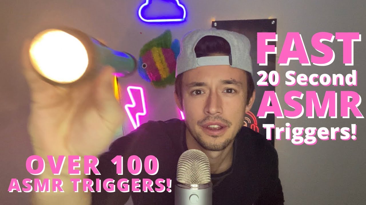 20 Second Fast ASMR Triggers for ADHD | Fast ASMR | Fast, Random ...
