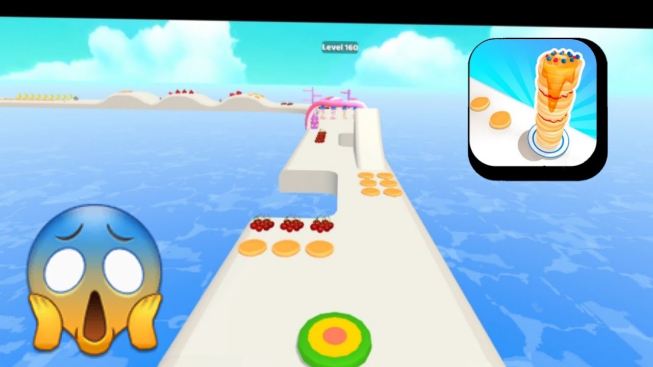 Pancake run gameplay walkthrough all levels - YouTube
