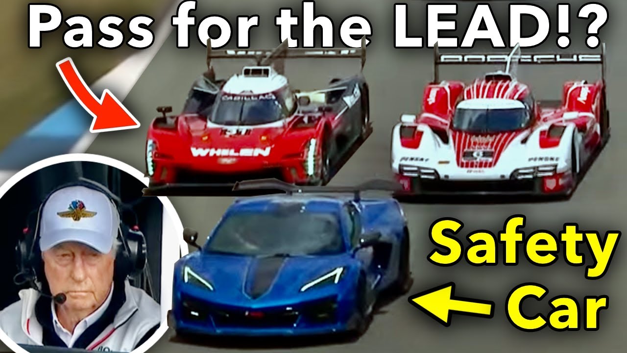 Breaking Down a BIZARRE pass for the GTP lead BEHIND the safety car ...