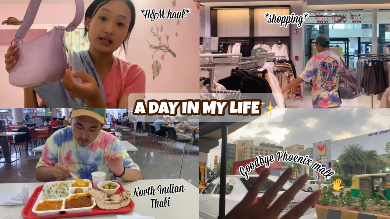 | Shopping at H&M | H&M haul | A day in my life | Bangalore diaries ...