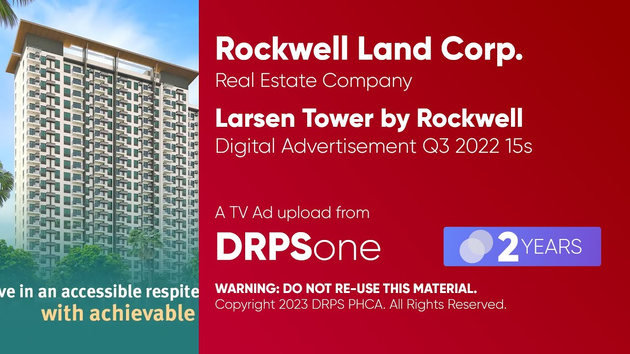 Larsen Tower by Rockwell Primaries Digital Ad Q3 2022 15s - YouTube