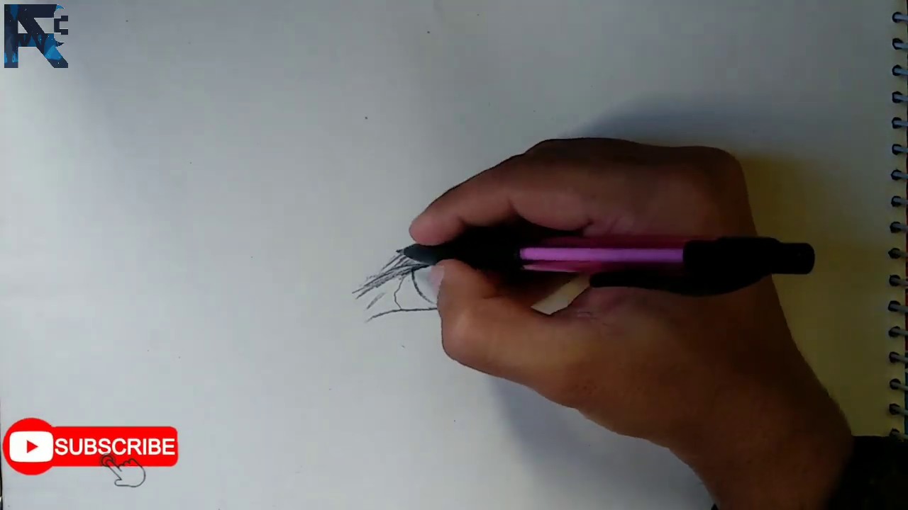 Easy drawing of an eagle eye | how to draw bird eye step by step - YouTube