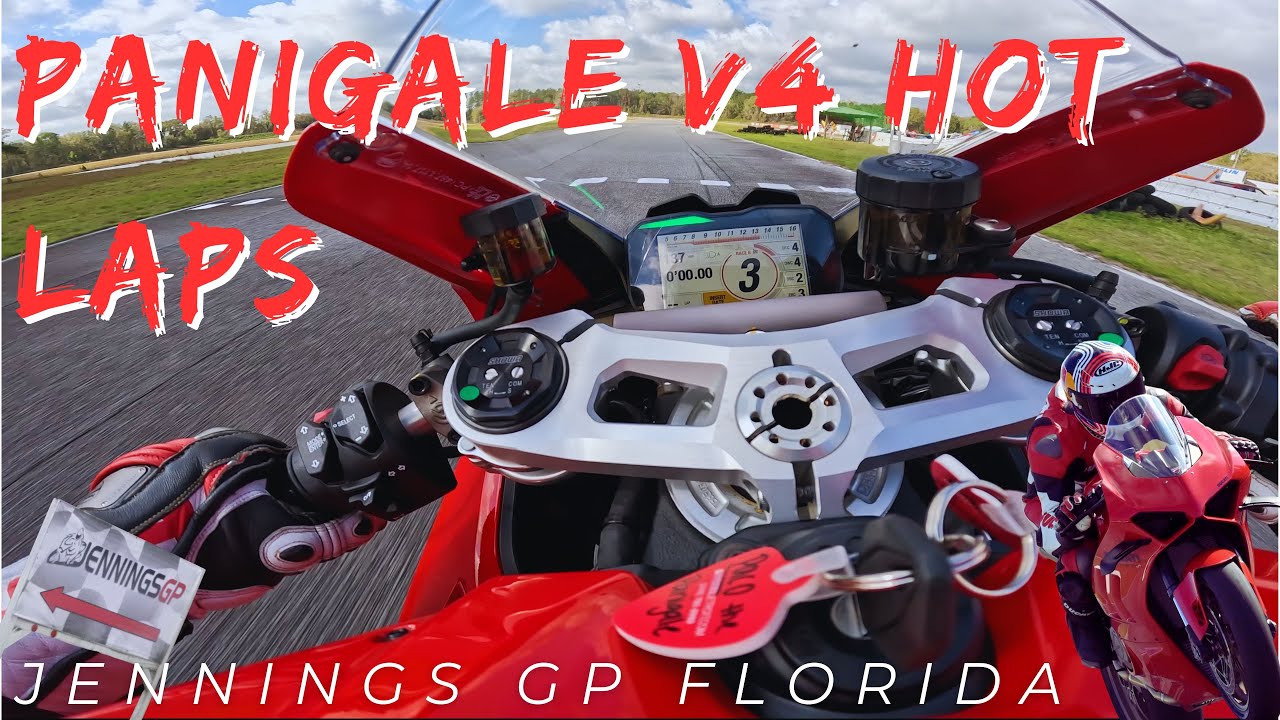 Hot Laps Around Jennings GP : 2023 Panigale V4 - YouTube