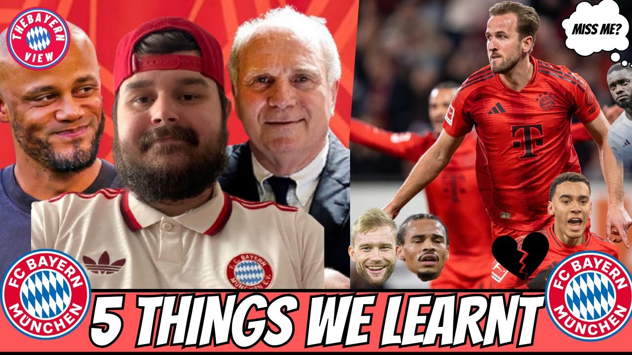 5 Things we learnt from Bayern Munich Wining 3-1 vs FC Augsburg in the ...