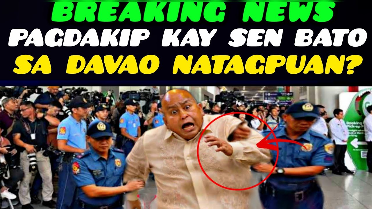 PAGDAKIP KAY SEN BATO PAGHULI NG ICC- SA DAVAO LNG PALA NAGTAGO? - YouTube