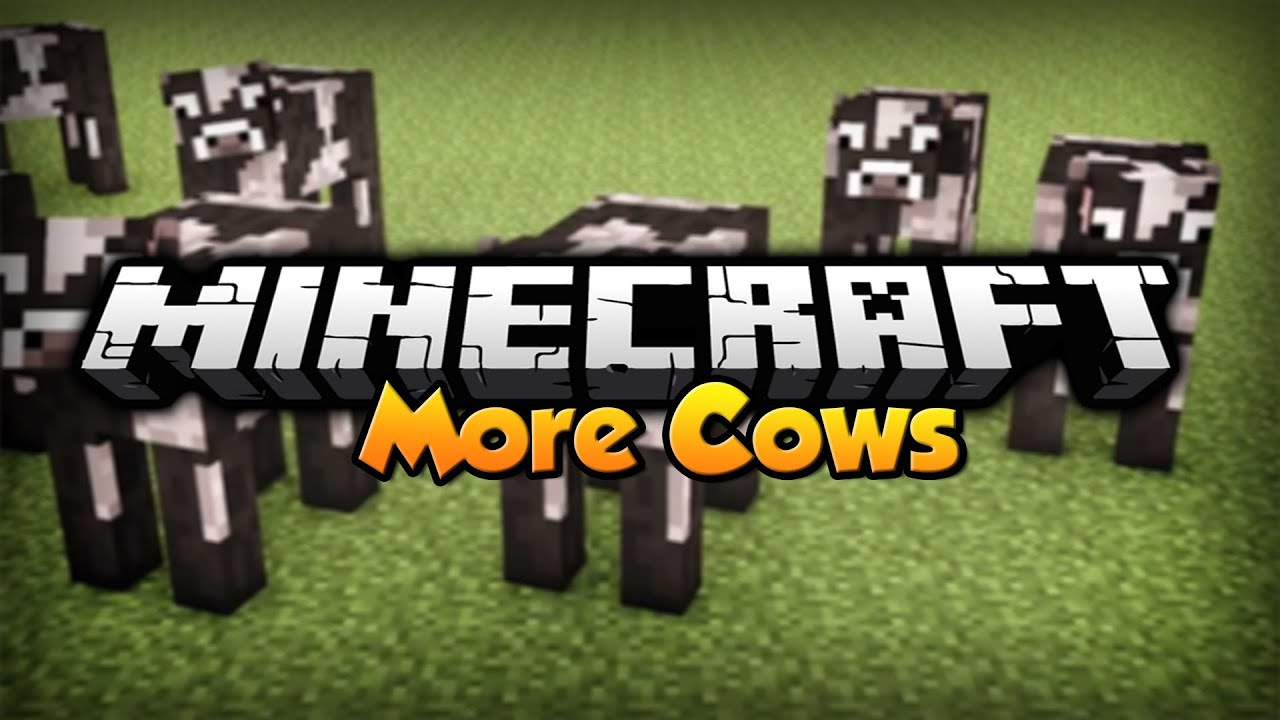 Minecraft - Mod Showcase - More Cows - YouTube