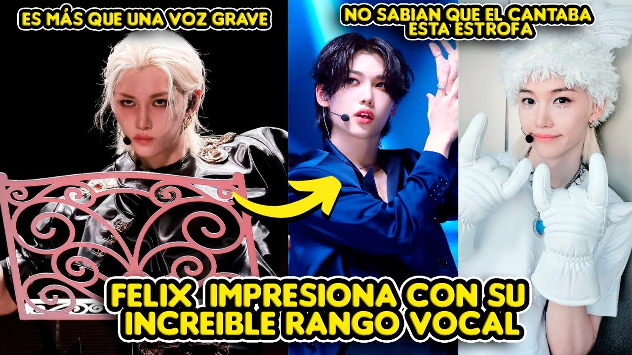 FELIX DE STRAY KIDS IMPRESIONA CON SU RANGO VOCAL + ES MAS QUE UNA VOZ ...