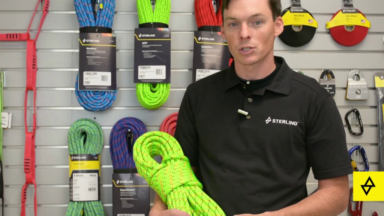 Sterling WorkPro 11 mm Static Rope - YouTube