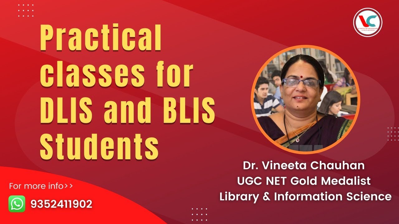 DLIS||BLIS||PRACTICAL CLASSES by Dr Vineeta Chauhan||VMOU||IGNOU||KVS||NVS||RAJASTHAN LIBRARIAN ...