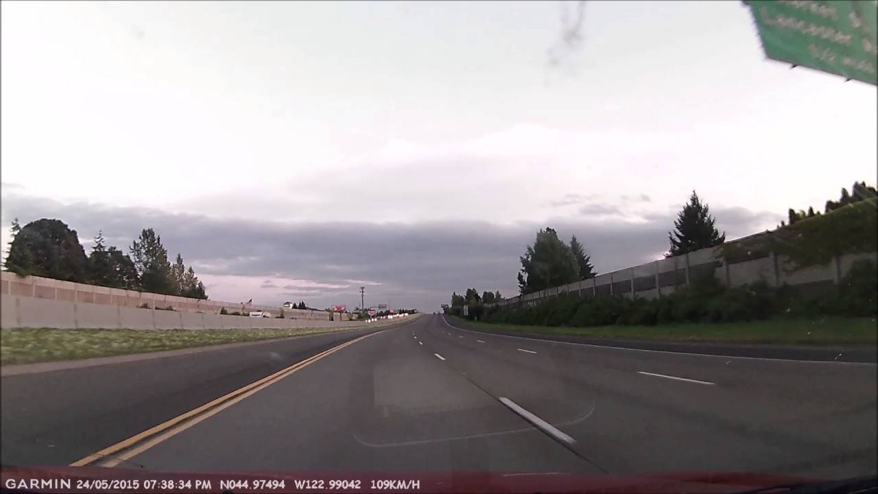 Driving Through Salem, Oregon - Freeway Route - YouTube